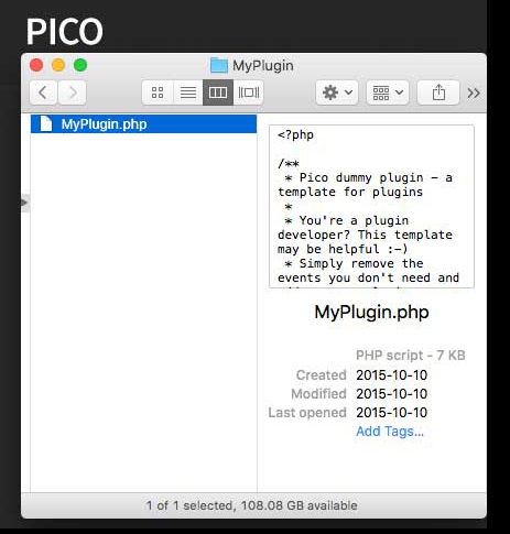 Development | Pico
